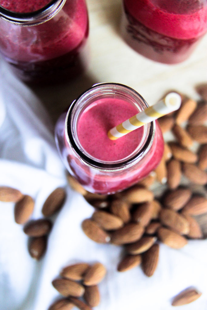 Homemade Beet Almond Milk not only healthy, but naturally sweet