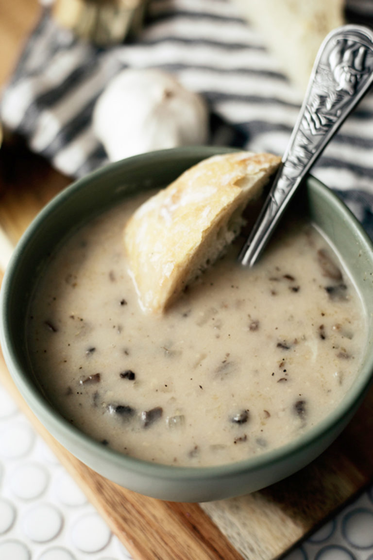 Creamy Mushroom Soup - Ketchup with Linda