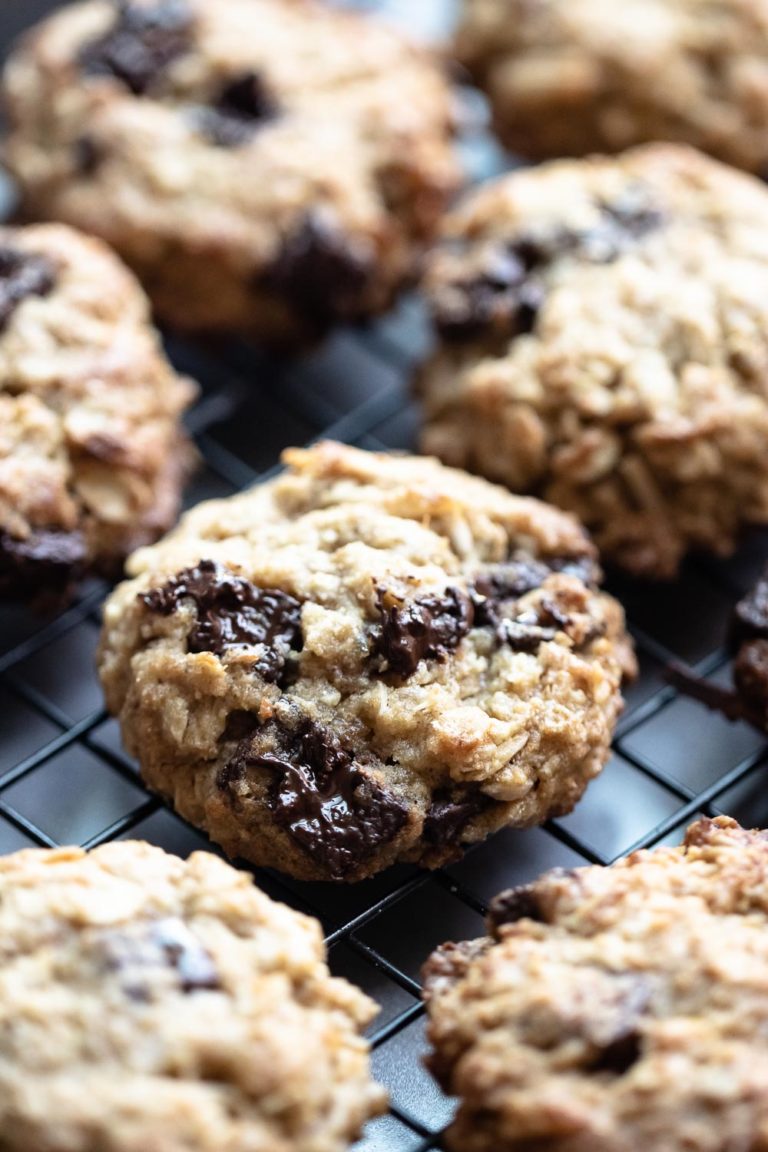 Wheat Germ Chocolate Chip Cookies - great for breakfast or a filling snack