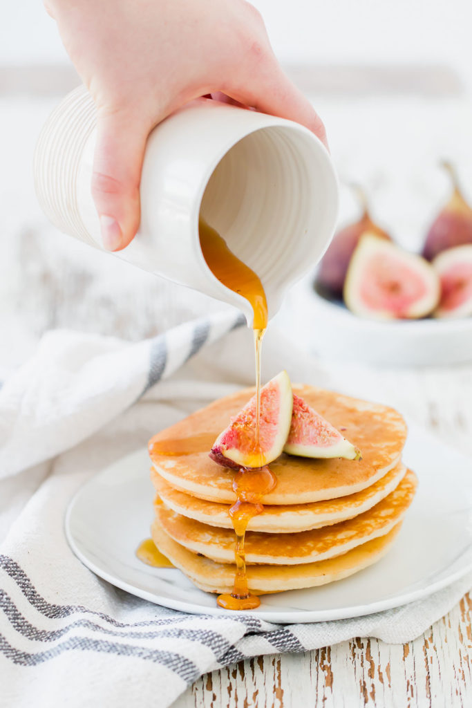 This is really simple and flavorful fig pancakes. So easy and fluffy!