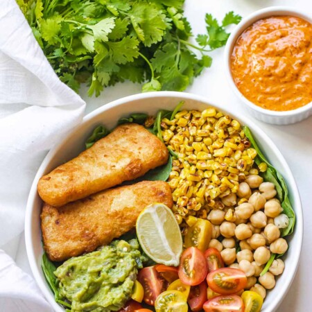 This Chipotle Fish Bowl is the perfect at home chipotle inspired meal.