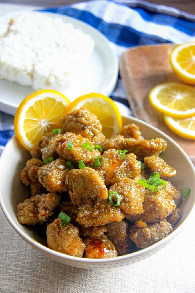 Best Ever Crispy Lemon Chicken with Heavenly Lemon Glaze