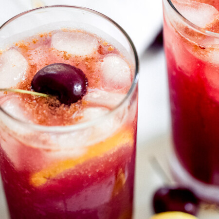Beat the summer heat with this refreshing Sparkling Cherry Lemonade