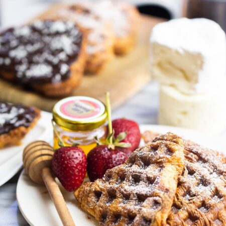 Easy Croissant Waffles - Ketchup with Linda