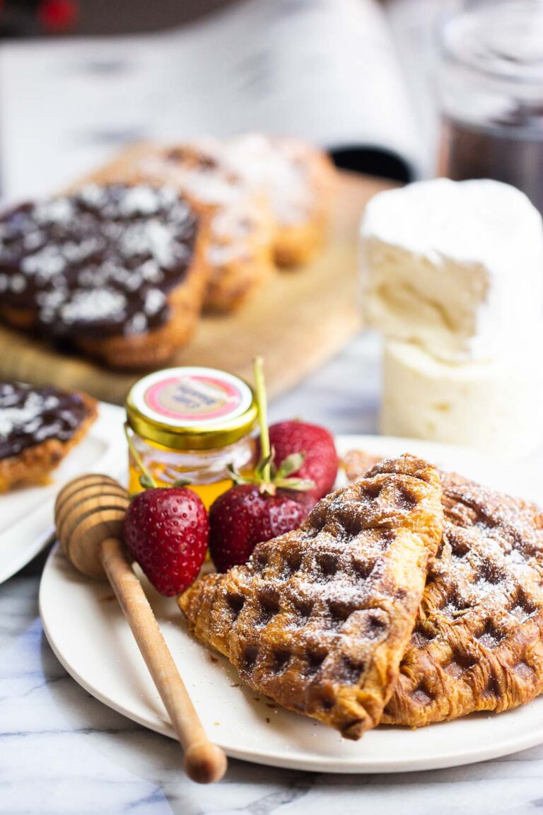 Easy Croissant Waffles - Ketchup with Linda