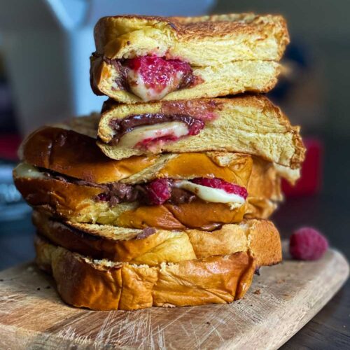 A delicious grilled cheese sandwich, perfect for brunch!