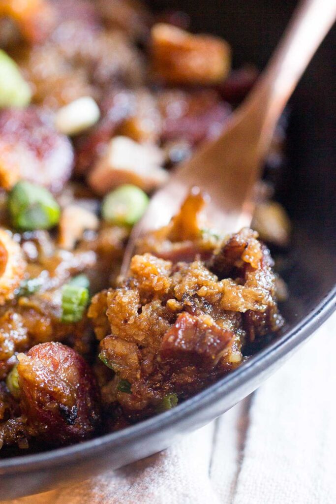 This Chinese sticky rice stuffing is the ULTIMATE side dish