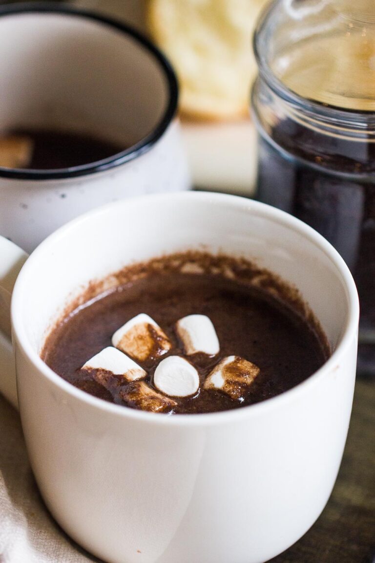 This salted miso hot chocolate recipe is chocolaty and easy to prepare