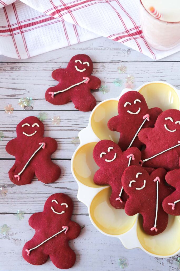 Cupid gingerman cookies for your Valentine's day dessert