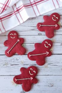 Cupid gingerman cookies for your Valentine's day dessert