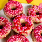 Breakfast just went totally nuts with easy baked vegan donuts