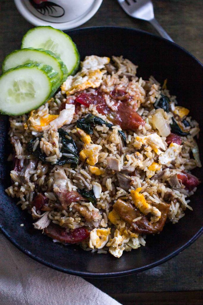 Quick, easy, authentic Thai-style duck fried rice