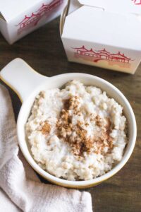 Easy Rice Pudding using leftover cooked rice is so creamy comforting