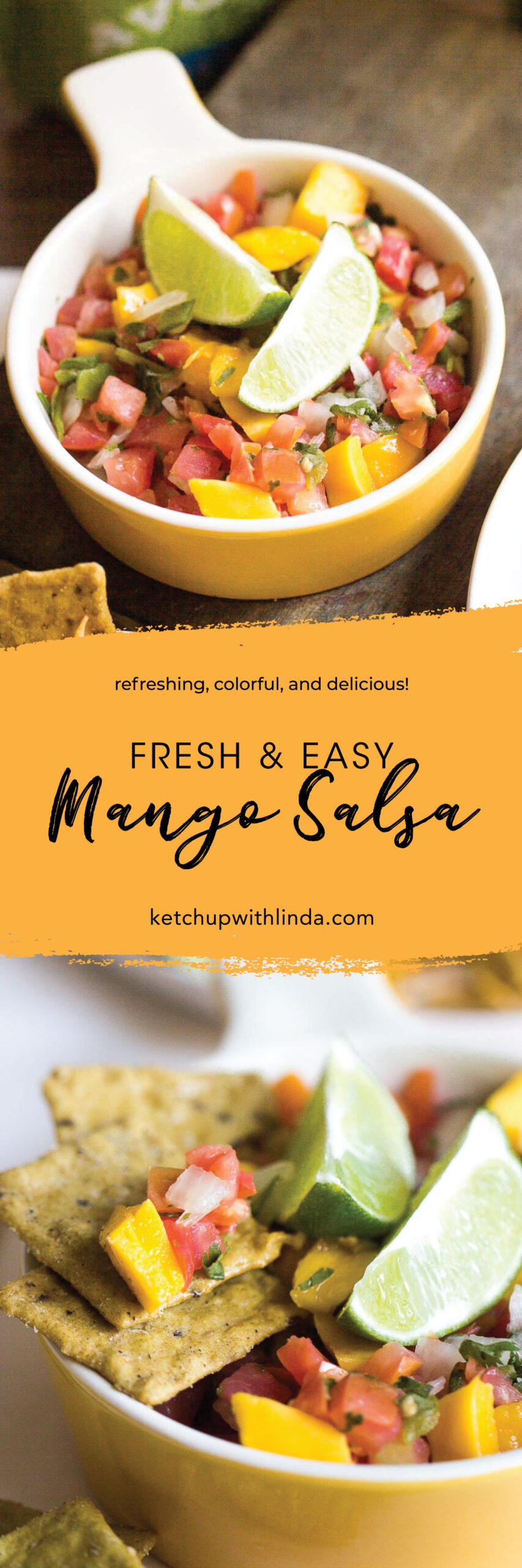 This fresh and easy mango salsa comes together in just 15 minutes