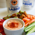 It only takes five minutes to make this gochujang labnne dip
