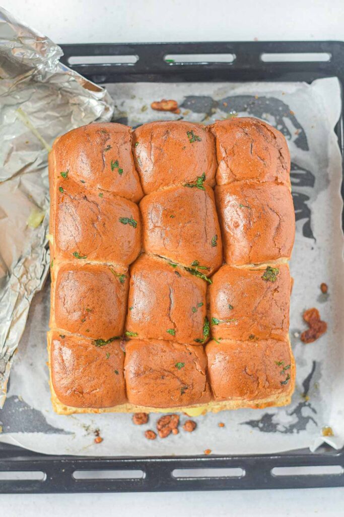 These Buffalo chicken sliders pack the perfect punch of heat!