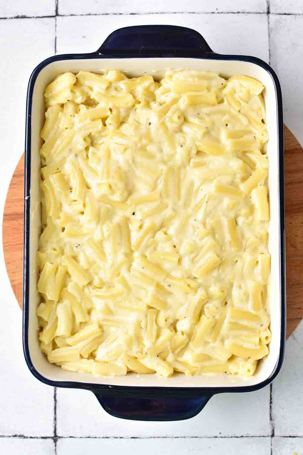 This cheesy mac and cheese is quick and easy to make!