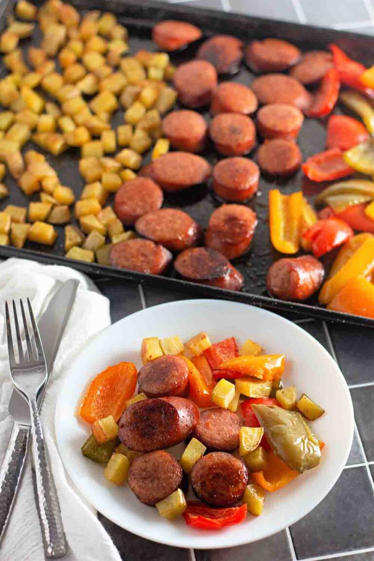 Easy Kielbasa Sheet-Pan Dinner | Healthy, High-Protein Tips