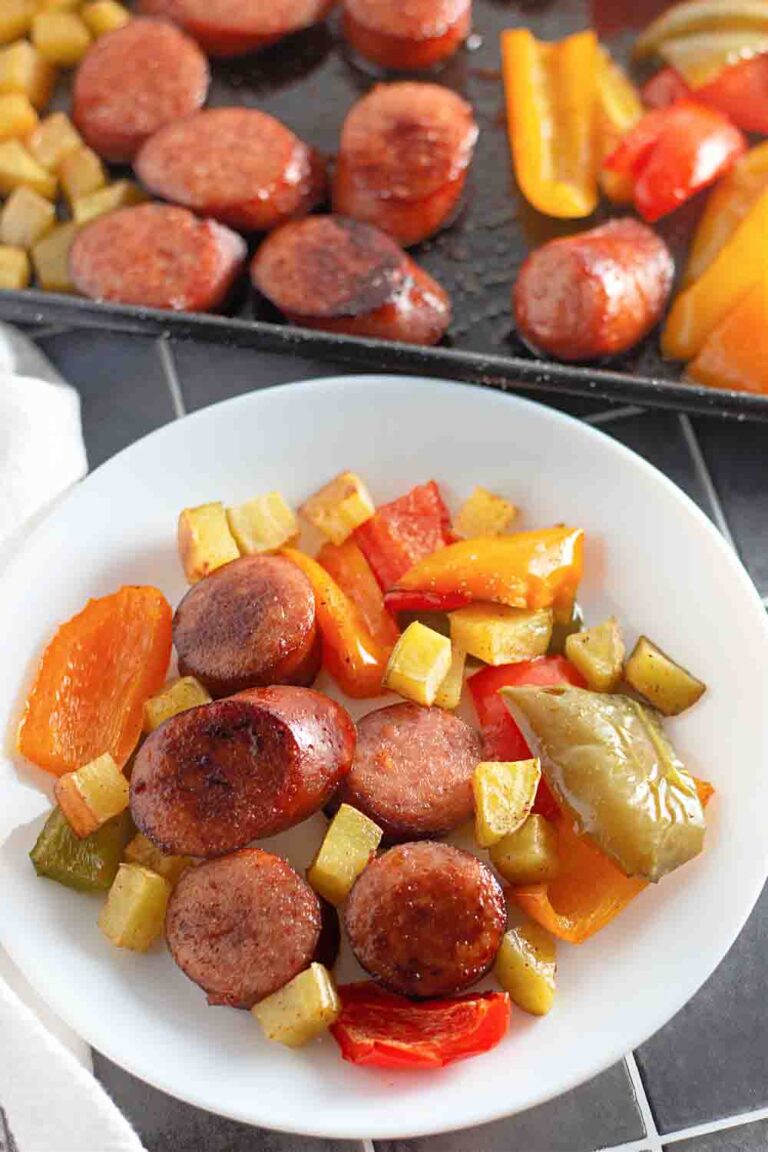 Easy Kielbasa Sheet-Pan Dinner | Healthy, High-Protein Tips