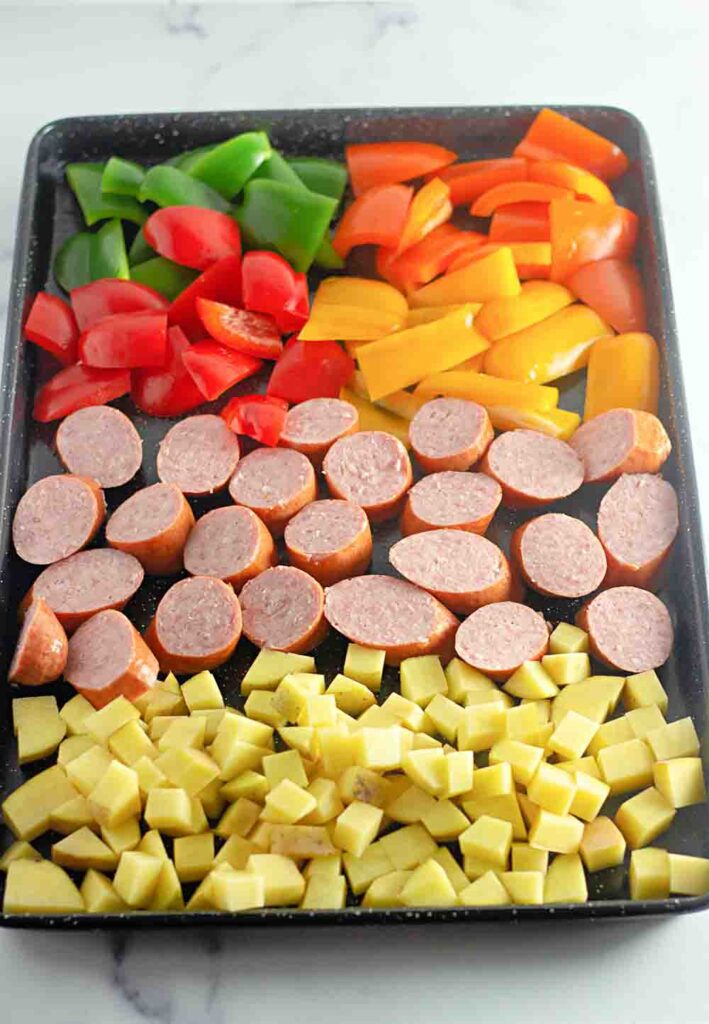 Easy Kielbasa Sheet-Pan Dinner | Healthy, High-Protein Tips